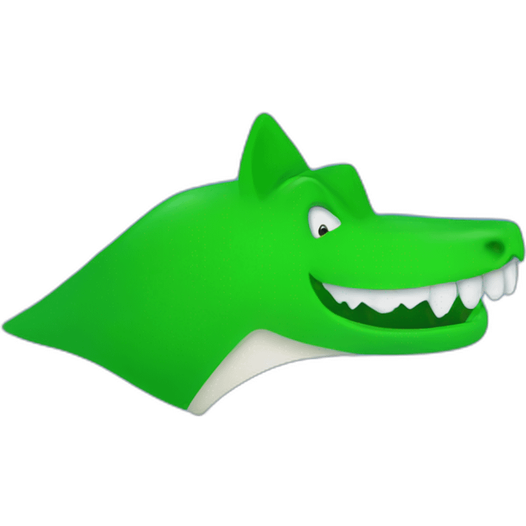blue monster with sharp teeth emoji | AI Emoji Generator