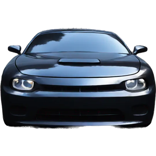 shiny car on blurry ground emoji | AI Emoji Generator
