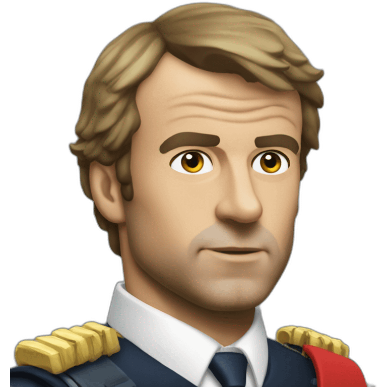 macron rambo emoji | AI Emoji Generator