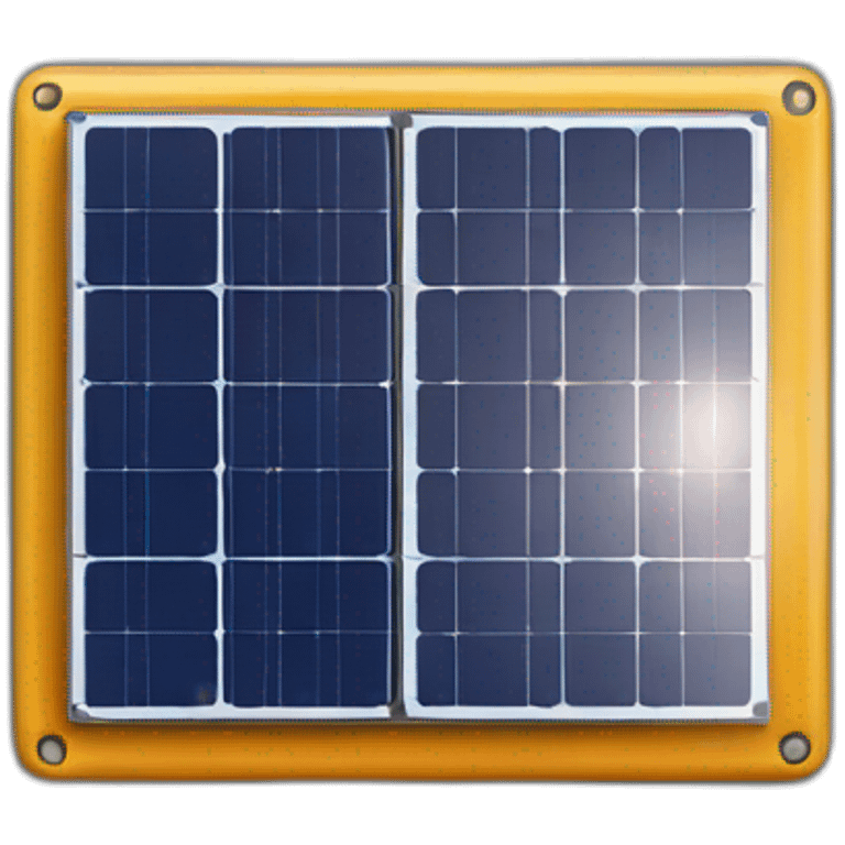 Single Solar panel emoji | AI Emoji Generator