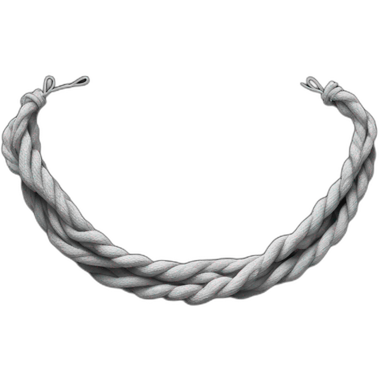 rope on black background emoji | AI Emoji Generator