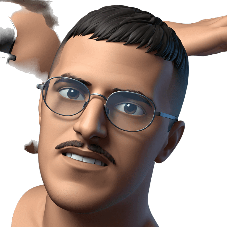 cool guy with glasses emoji | AI Emoji Generator