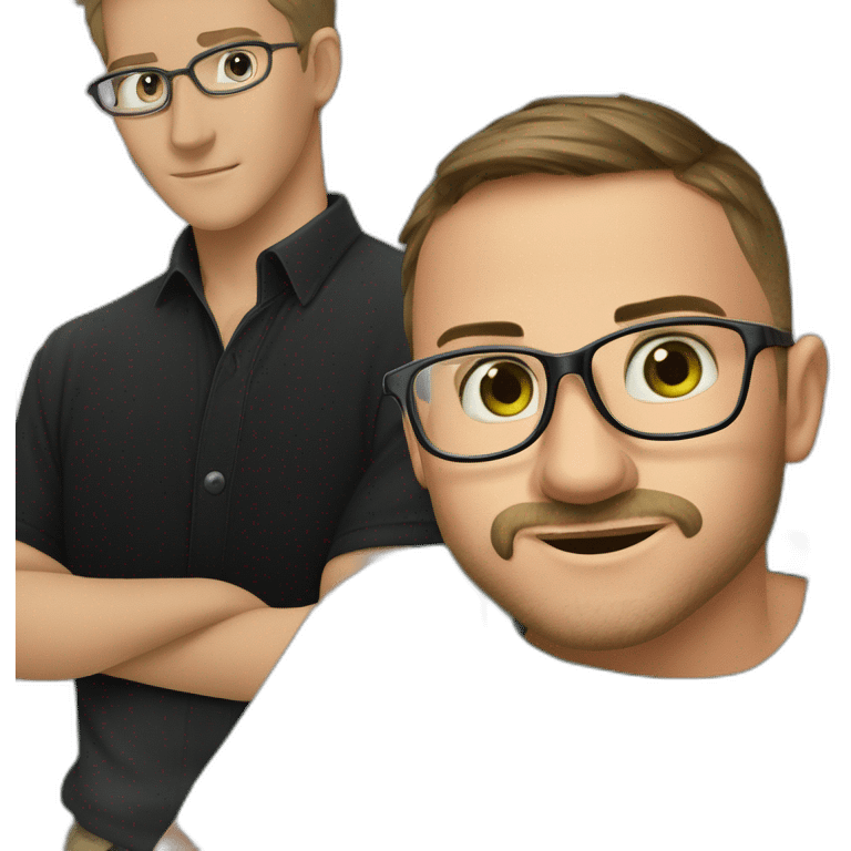 three friends smiling together emoji | AI Emoji Generator