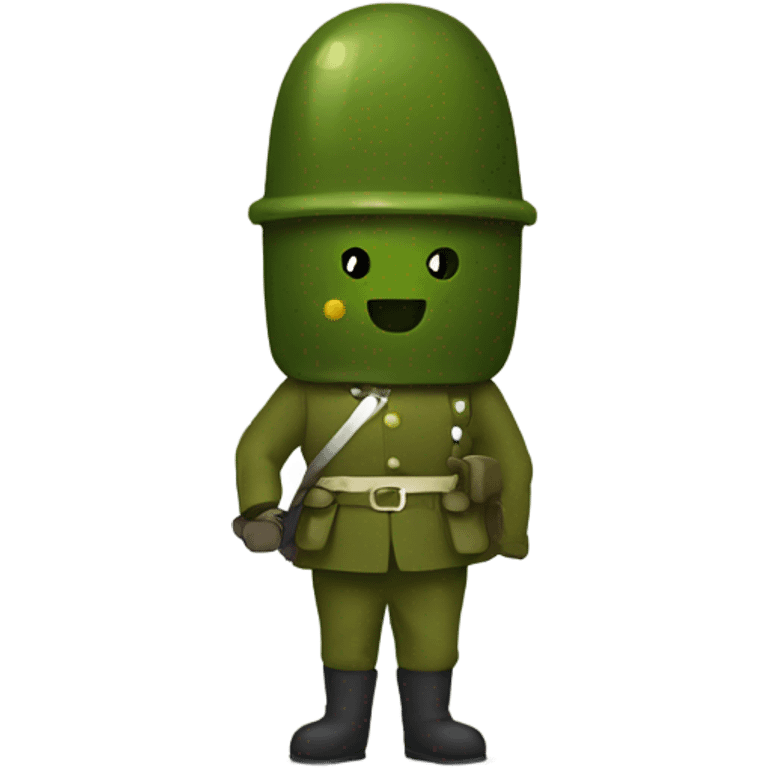 Pickle soldier emoji