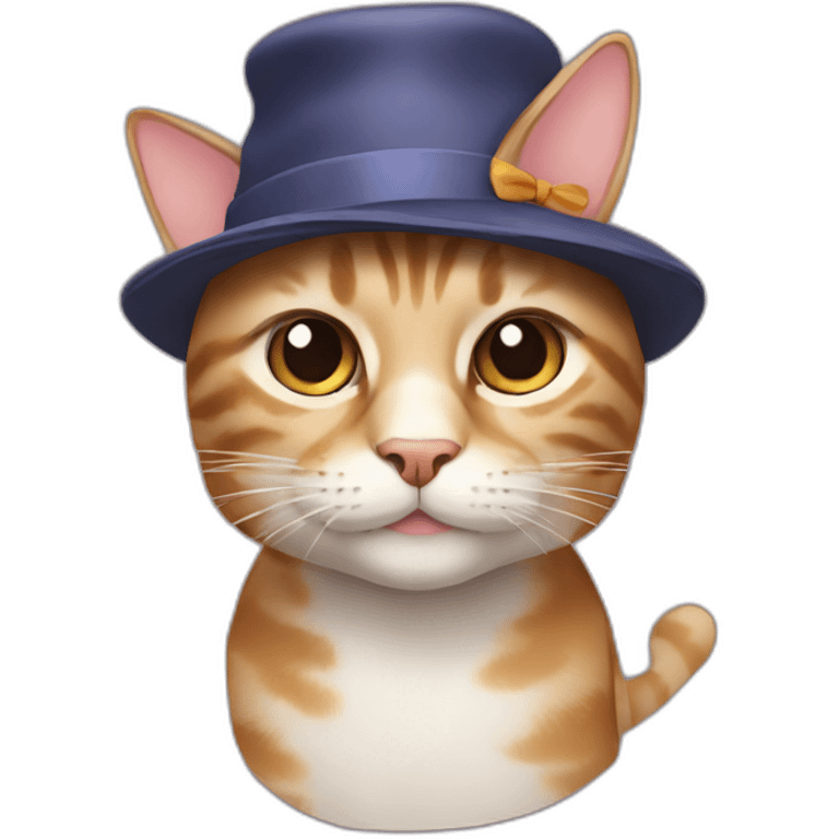 cat with hat emoji | AI Emoji Generator