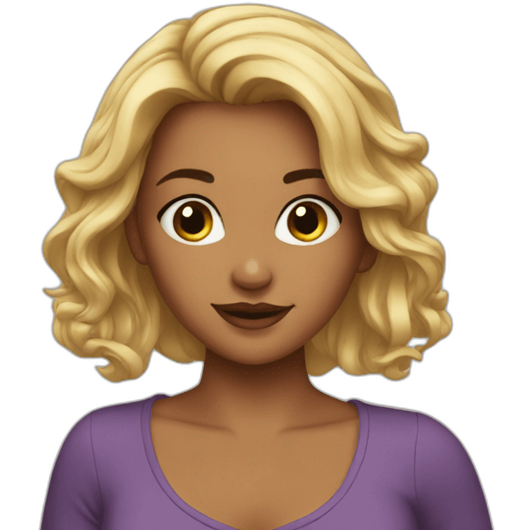 beautiful girl emoji | AI Emoji Generator