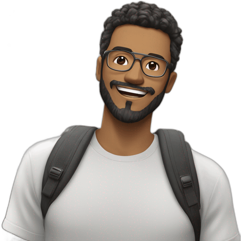 Smiling boy on bicycle emoji | AI Emoji Generator
