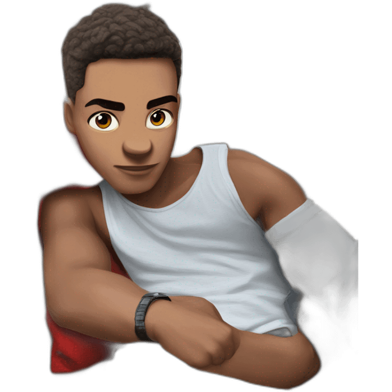 focused boy in realistic emoji | AI Emoji Generator