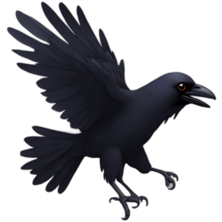 spinning raven emoji | AI Emoji Generator