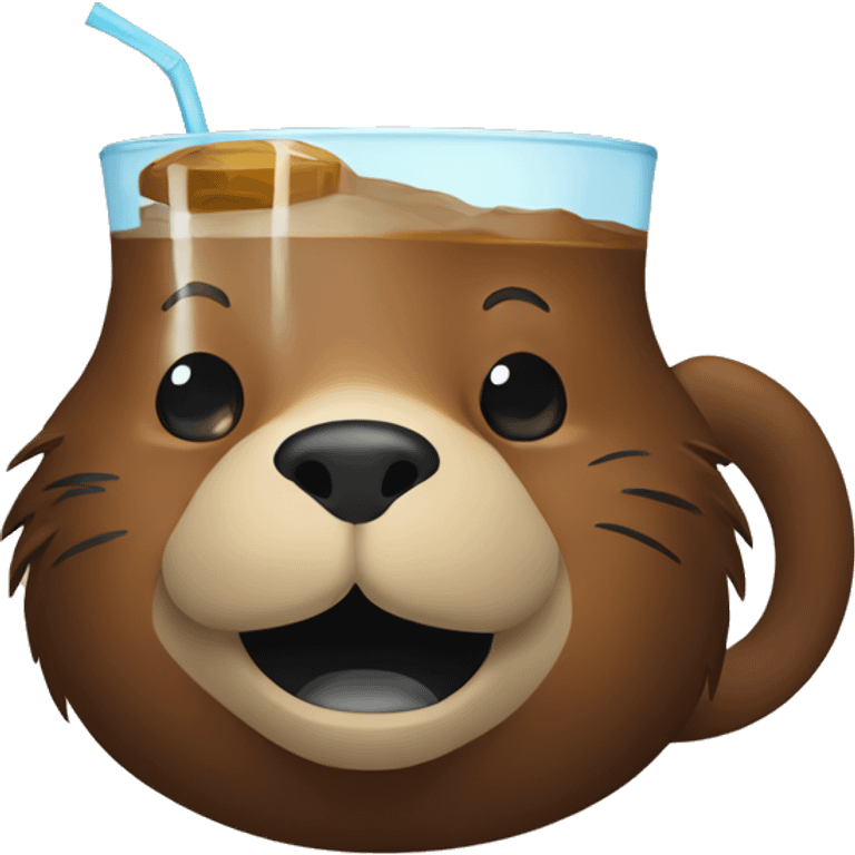 Beaver drink emoji | AI Emoji Generator