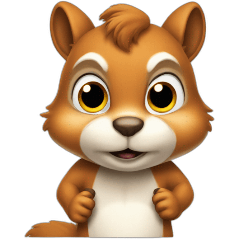 Squirrel gamer emoji | AI Emoji Generator