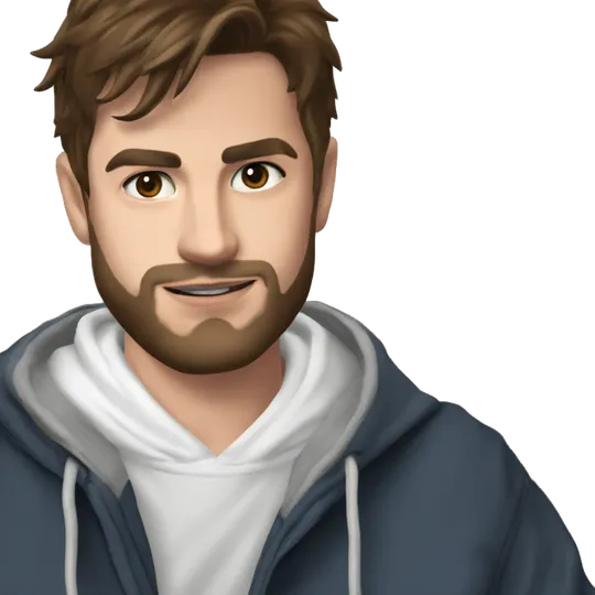 serious hoodie-wearing man staring emoji | AI Emoji Generator