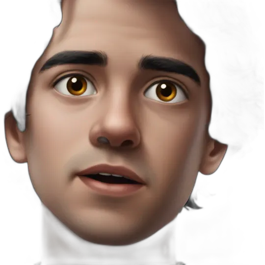 mysterious black-haired boy staring emoji | AI Emoji Generator