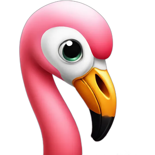 unhappy flamingo emoji | AI Emoji Generator