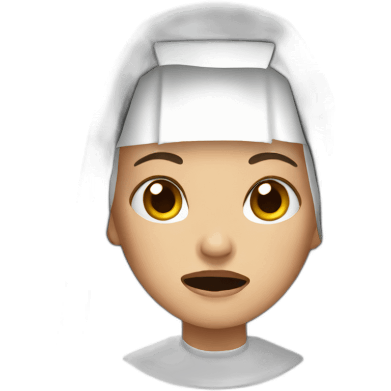 Nun crying emoji | AI Emoji Generator