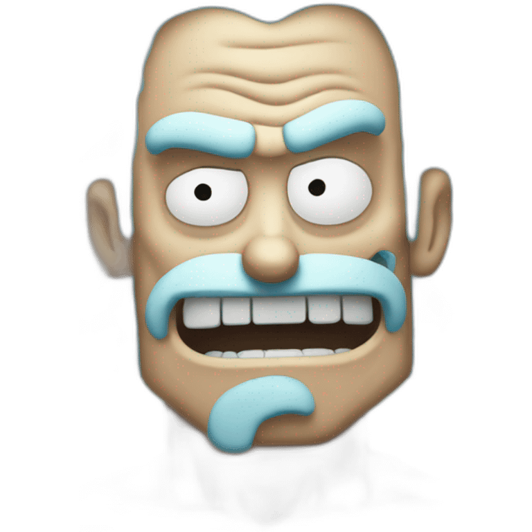 Buff Rick Sanchez emoji | AI Emoji Generator