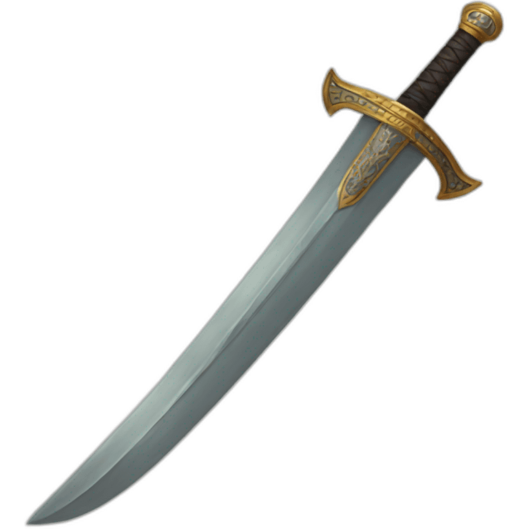 Persian Sword emoji | AI Emoji Generator