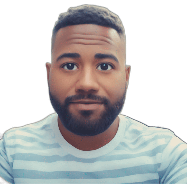 striped shirt meme pose emoji | AI Emoji Generator