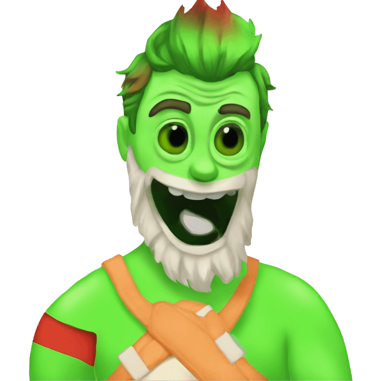 green-skinned boy with teeth emoji | AI Emoji Generator