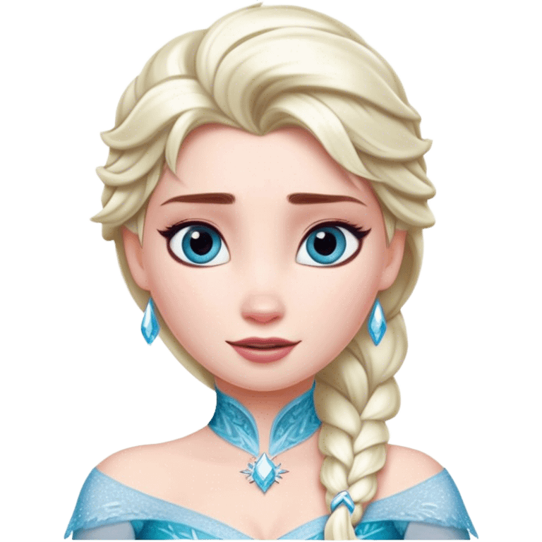 Elsa from Frozen emoji | AI Emoji Generator