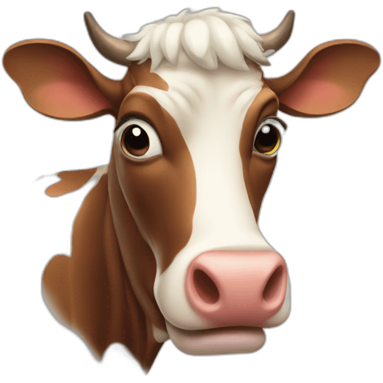 Stinky-cow emoji | AI Emoji Generator