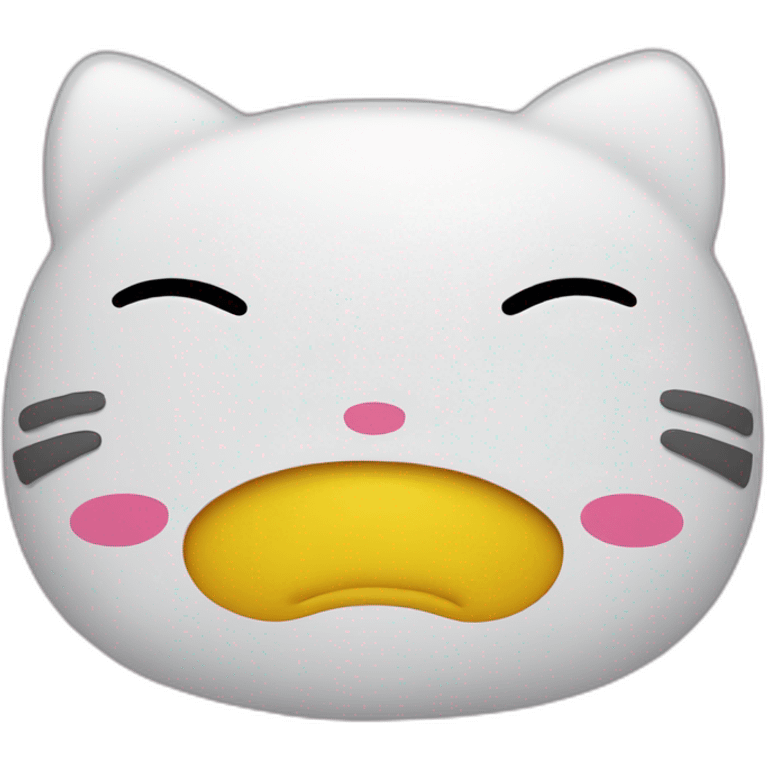 Hello kitty crying emoji | AI Emoji Generator
