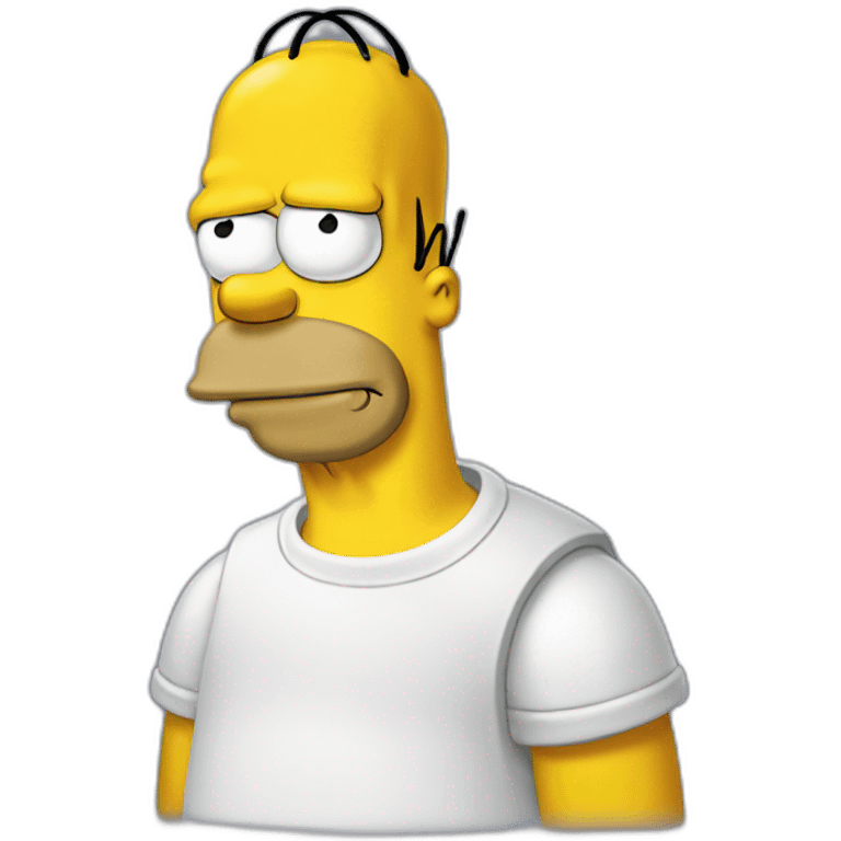 Homer Simpson emoji | AI Emoji Generator