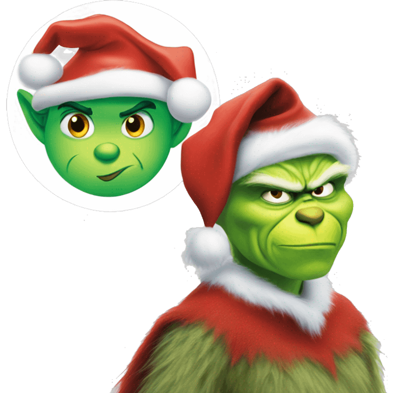 henry cavill as grinch emoji | AI Emoji Generator