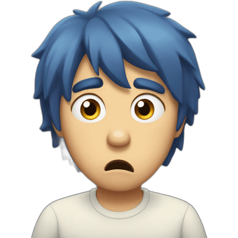 Bluey scared emoji | AI Emoji Generator