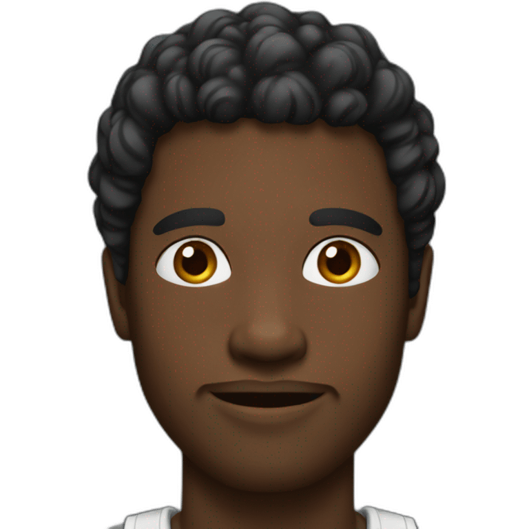 Brollic Black man emoji | AI Emoji Generator