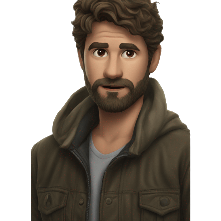 cool bearded guy portrait emoji | AI Emoji Generator
