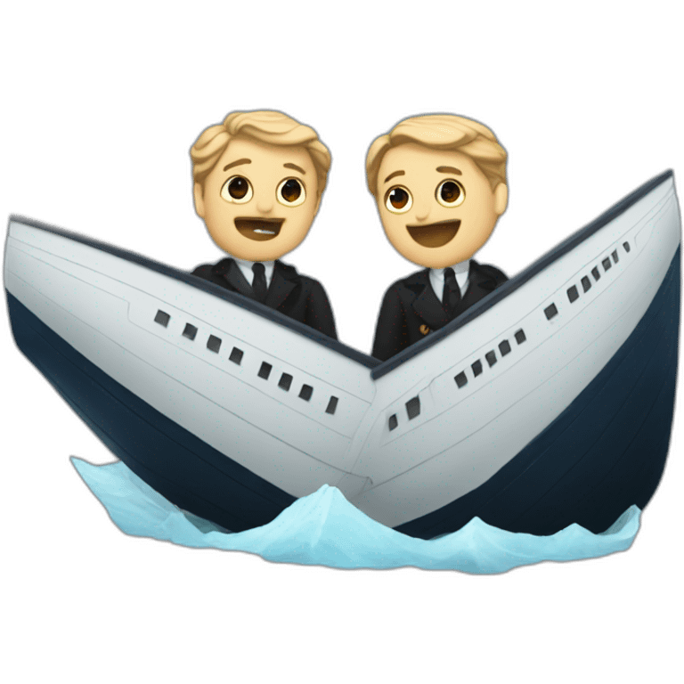 titanic split emoji | AI Emoji Generator