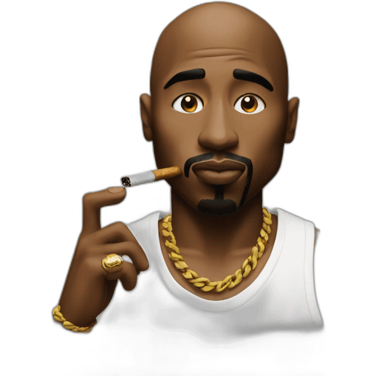 2pac smoking emoji | AI Emoji Generator