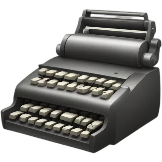Stenograph emoji | AI Emoji Generator