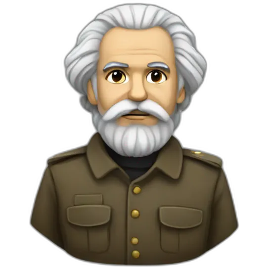 Kurdish karl marx emoji | AI Emoji Generator