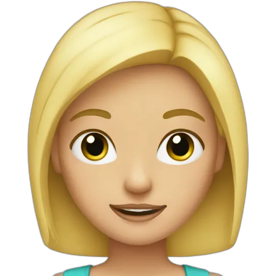 blonde girl emoji | AI Emoji Generator