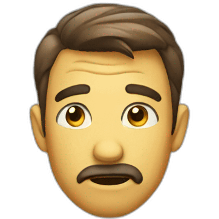 confused smirk emoji | AI Emoji Generator