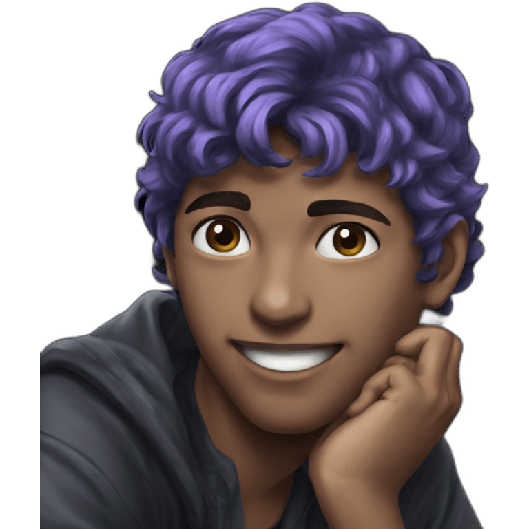 simple smiling solo portrait emoji | AI Emoji Generator