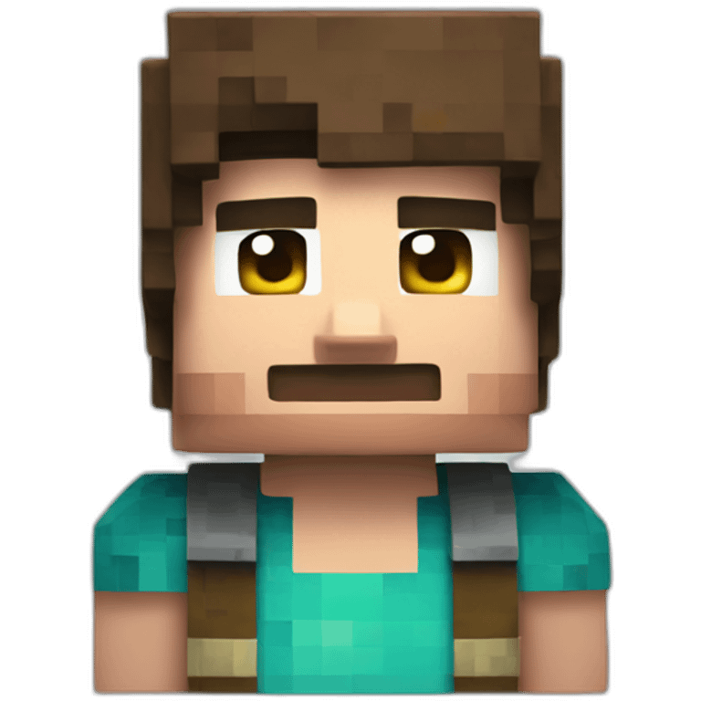Minecraft steve emoji | AI Emoji Generator