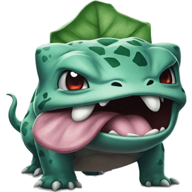 bulbasaur sticking out tongue emoji | AI Emoji Generator