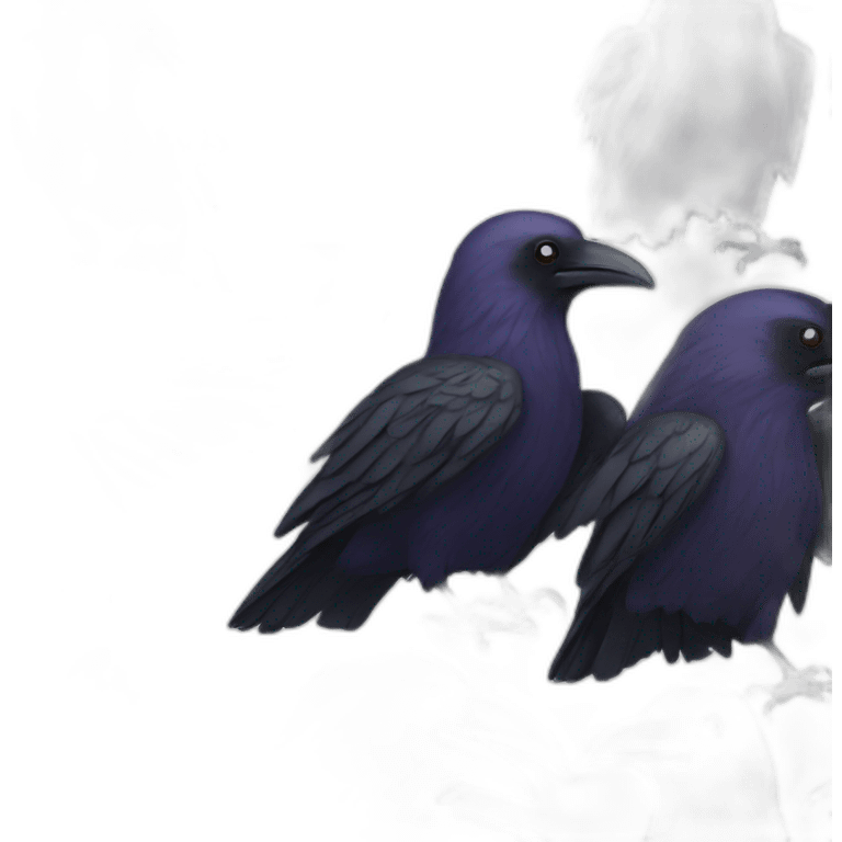 raven emoji | AI Emoji Generator