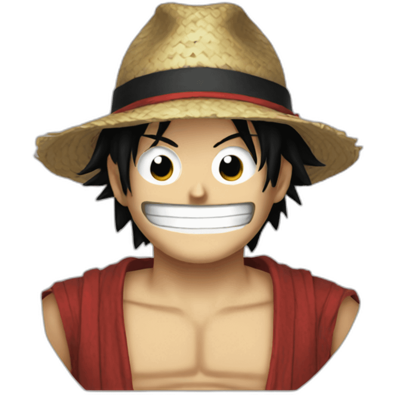 hacker luffy emoji | AI Emoji Generator