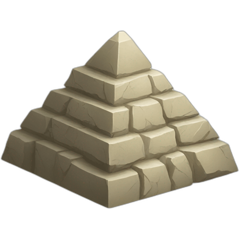 stone pyramid emoji | AI Emoji Generator