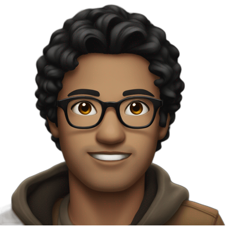 cool guy with glasses emoji | AI Emoji Generator