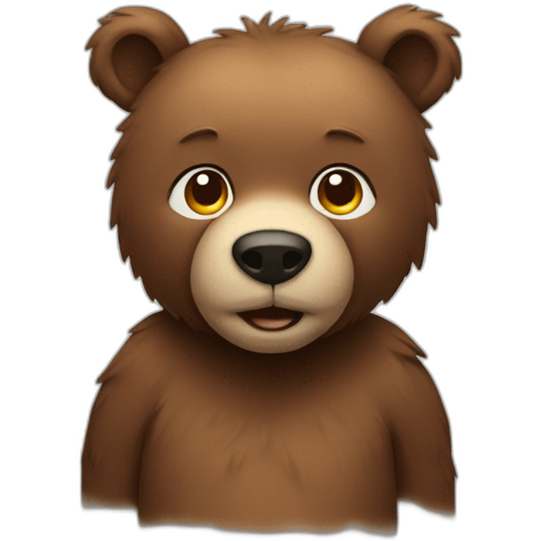 Bear emoji | AI Emoji Generator