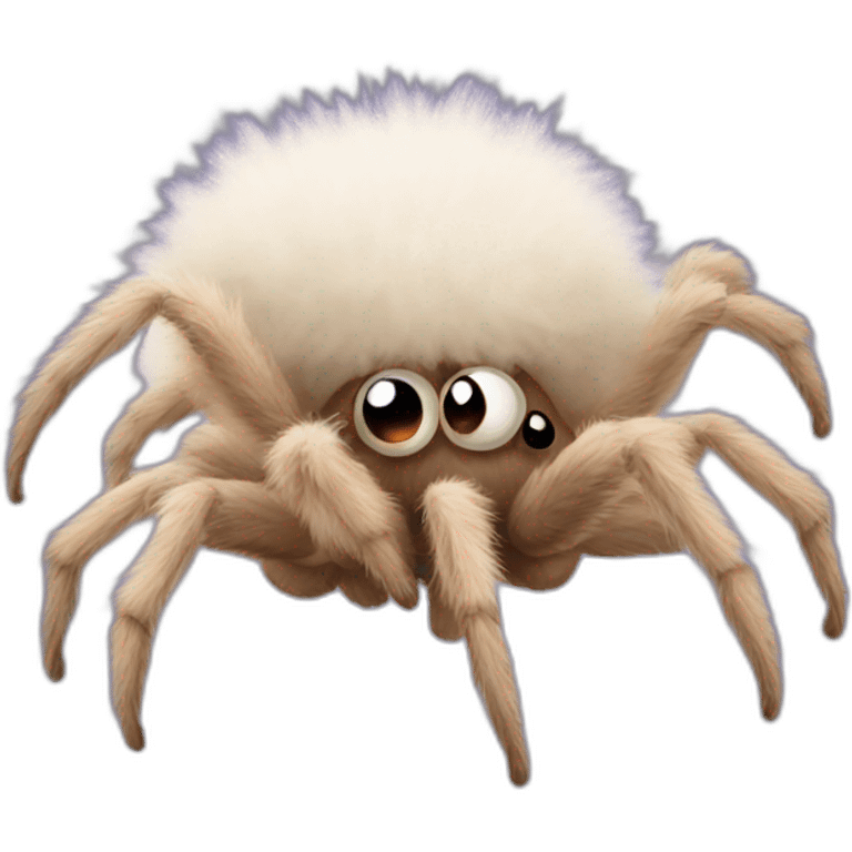 Fluffy spider emoji | AI Emoji Generator