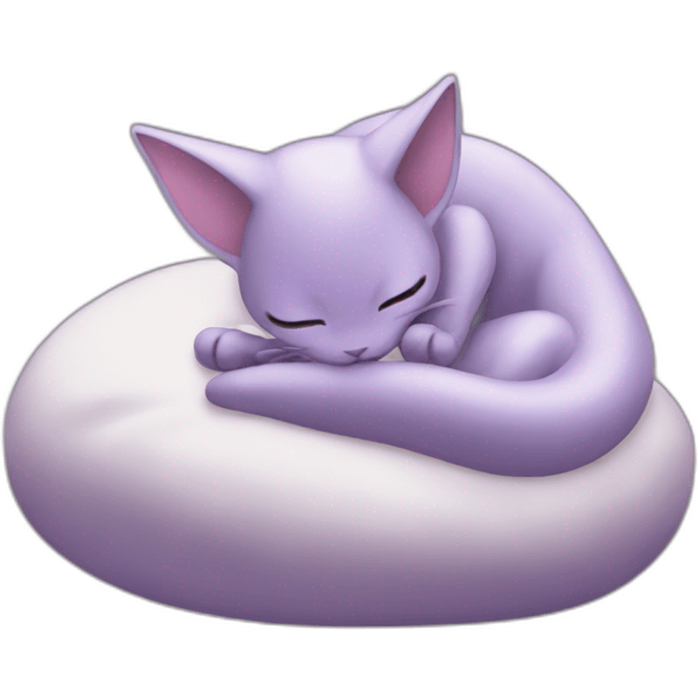 Mewtwo sleeping emoji | AI Emoji Generator