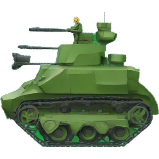 tank in green terrain emoji | AI Emoji Generator