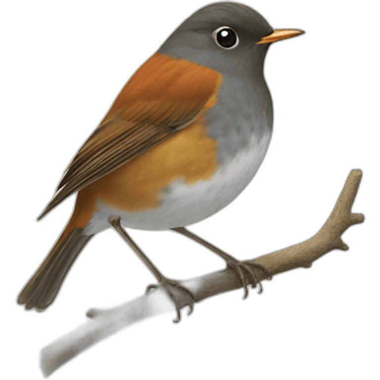 Japanese robin emoji