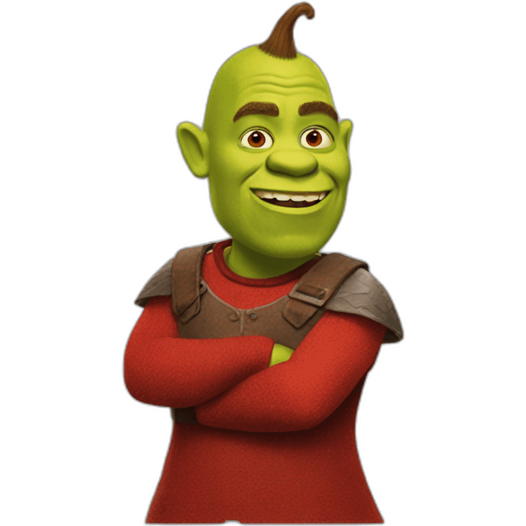red-shrek emoji | AI Emoji Generator
